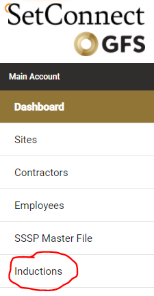 How to create an induction - SetConnect Help Center
