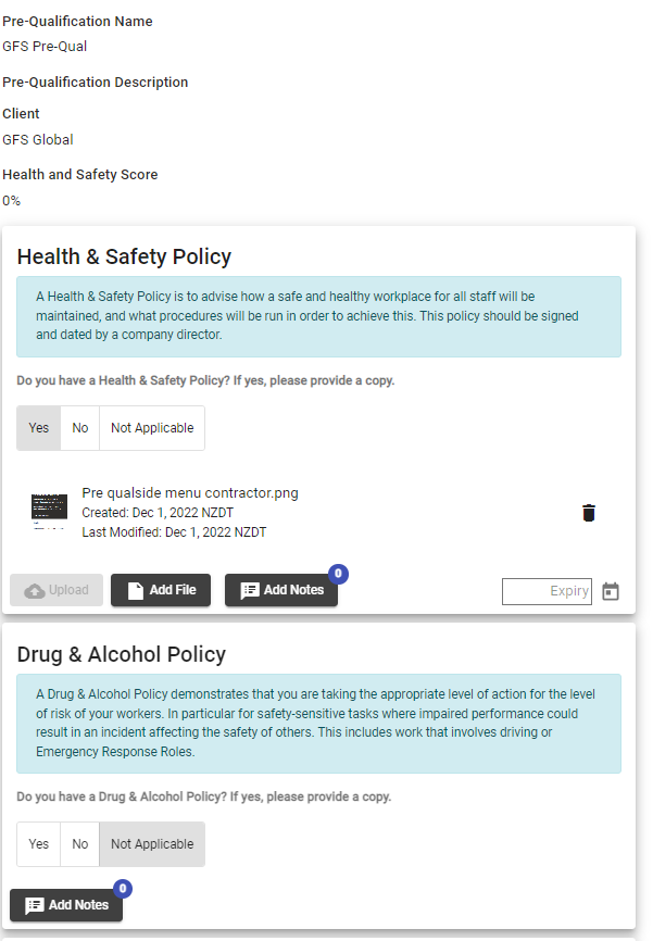 Departments/Contractors: How to complete Pre Qualifications ...